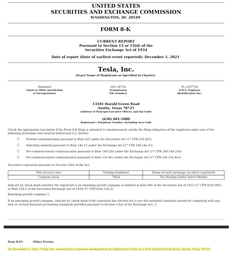 Form 8 K Current Report SEC Filing form-8-k-current-report-sec-filing