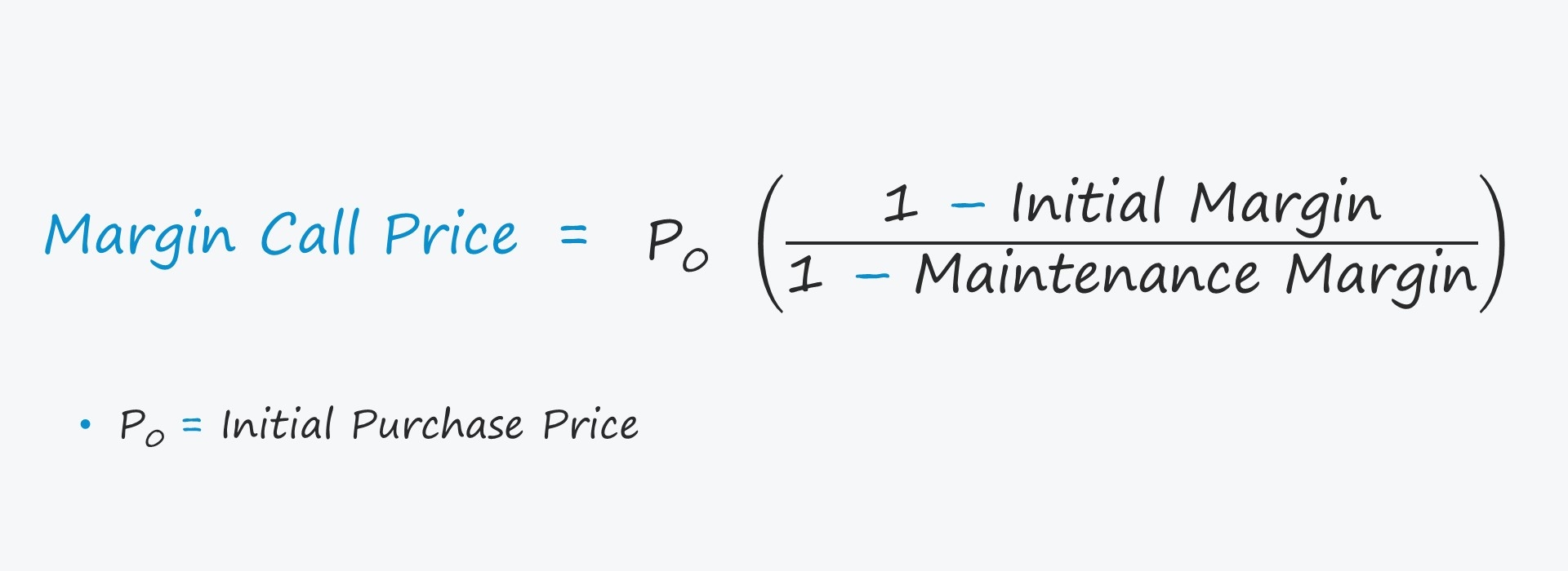 Margin Call Price Formula Calculator