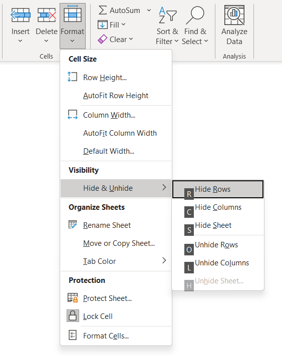 How To Unhide Columns In Excel Formula Calculator