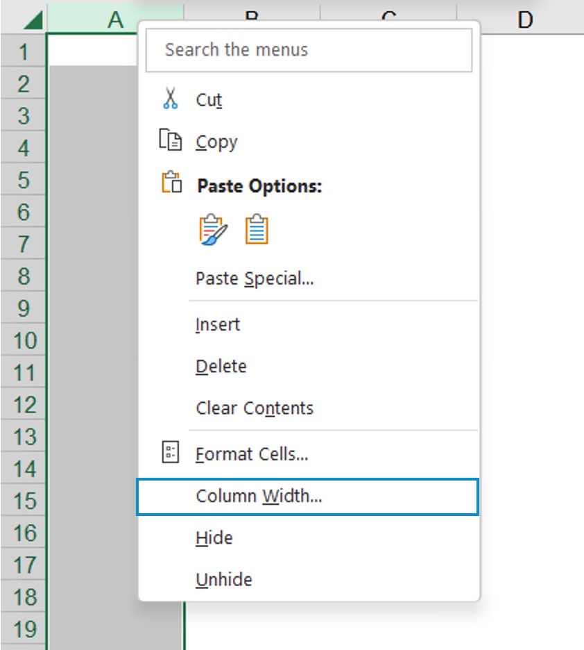 How To Adjust Column Width In Excel Shortcut Calculator
