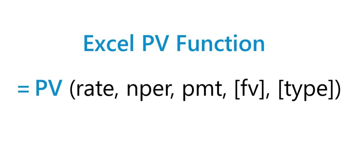PV Function In Excel Formula Bond Example