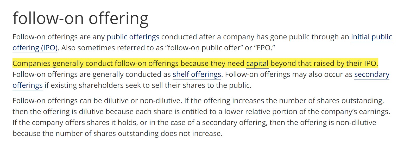 What Is Secondary Offering Definition Example What Is Secondary Offering Definition Example