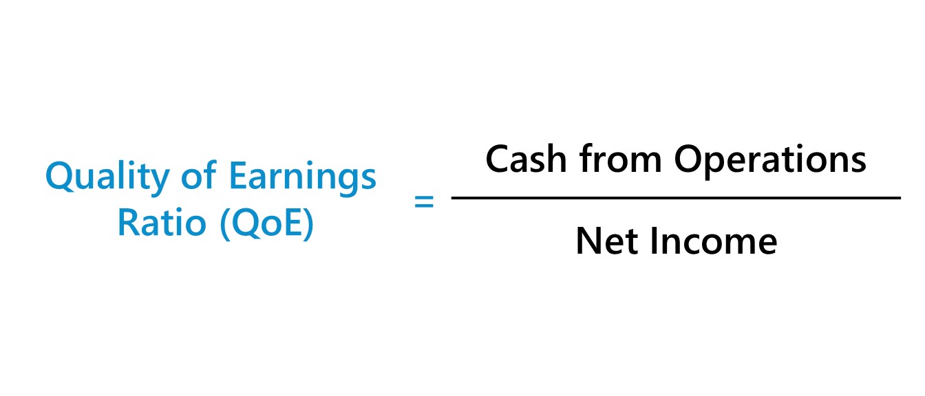What Is Quality Of Earnings Ratio QoE Formula Calculator