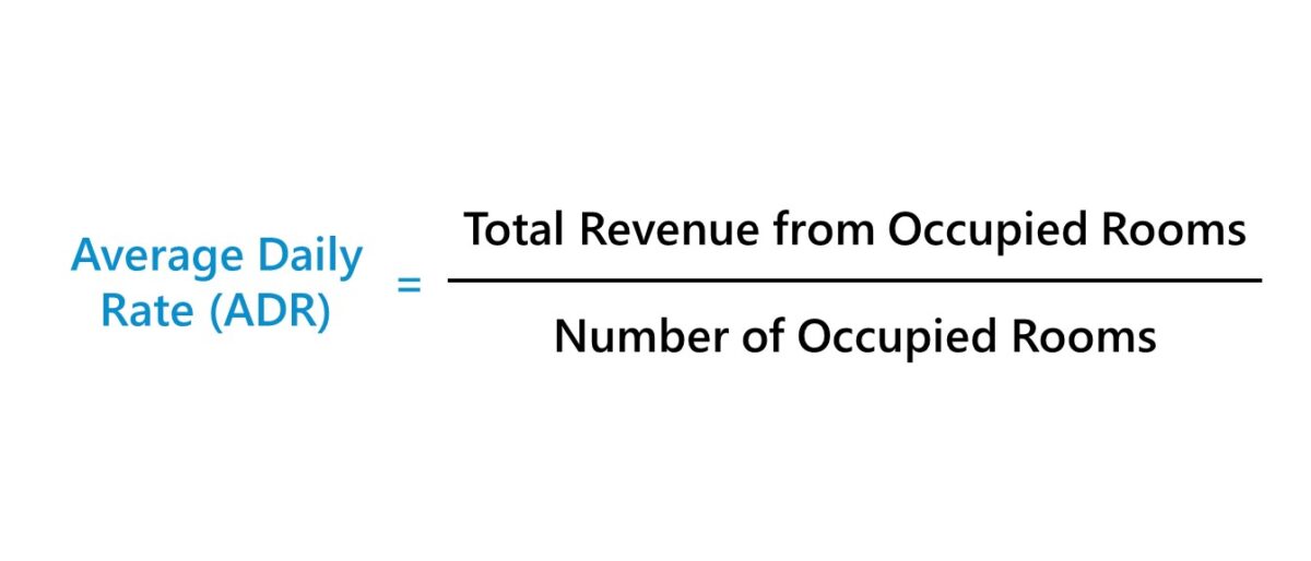 What Is Average Daily Rate ADR Formula Calculator
