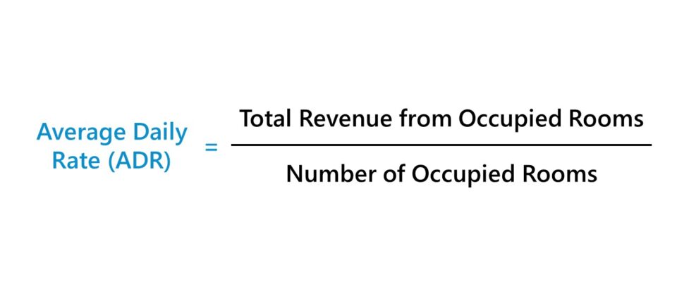 What Is Average Daily Rate ADR Formula Calculator